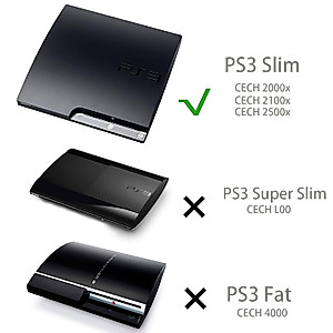 Monzlteck Wall Mount for PS3 Slim,Steel Mount Wall Holder Bracket for Playstation 3(CECH 2000-2500),Space Saving,wp3-s