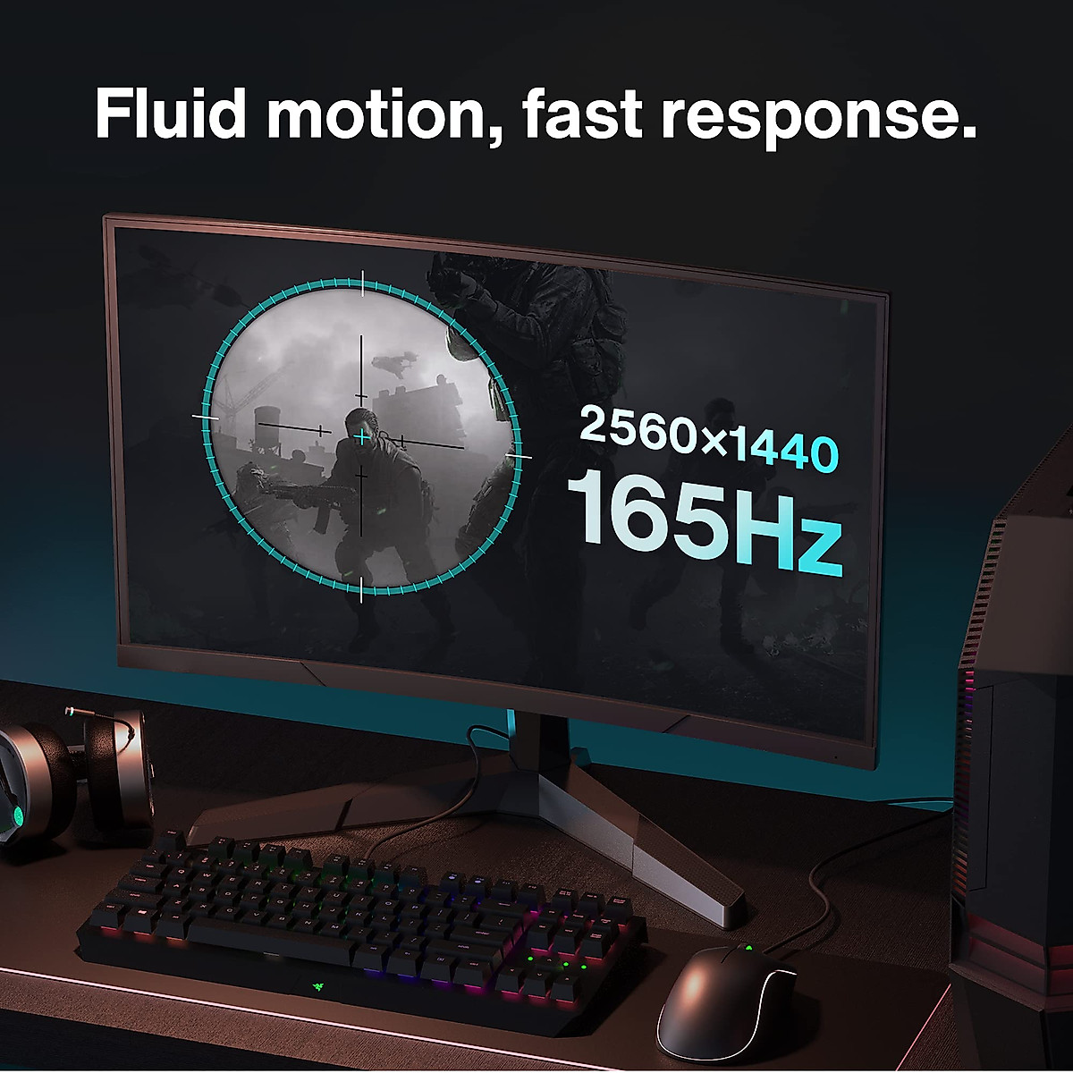 IVANKY DisplayPort Cable 10ft, DP Cable 1.2, [Updated New Model] Display Port Cable 144z, 4K@60Hz, 2K@165Hz, 2K@144Hz, 3D, DisplayPort to DisplayPort Cable, Compatible Laptop, PC, Gaming Monitor, TV