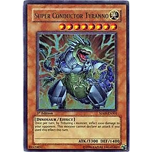 Yu-Gi-Oh! - Super Conductor Tyranno (SD09-EN001) - Structure Deck 9: Dinosaur's Rage - 1st Edition - Ultra Rare