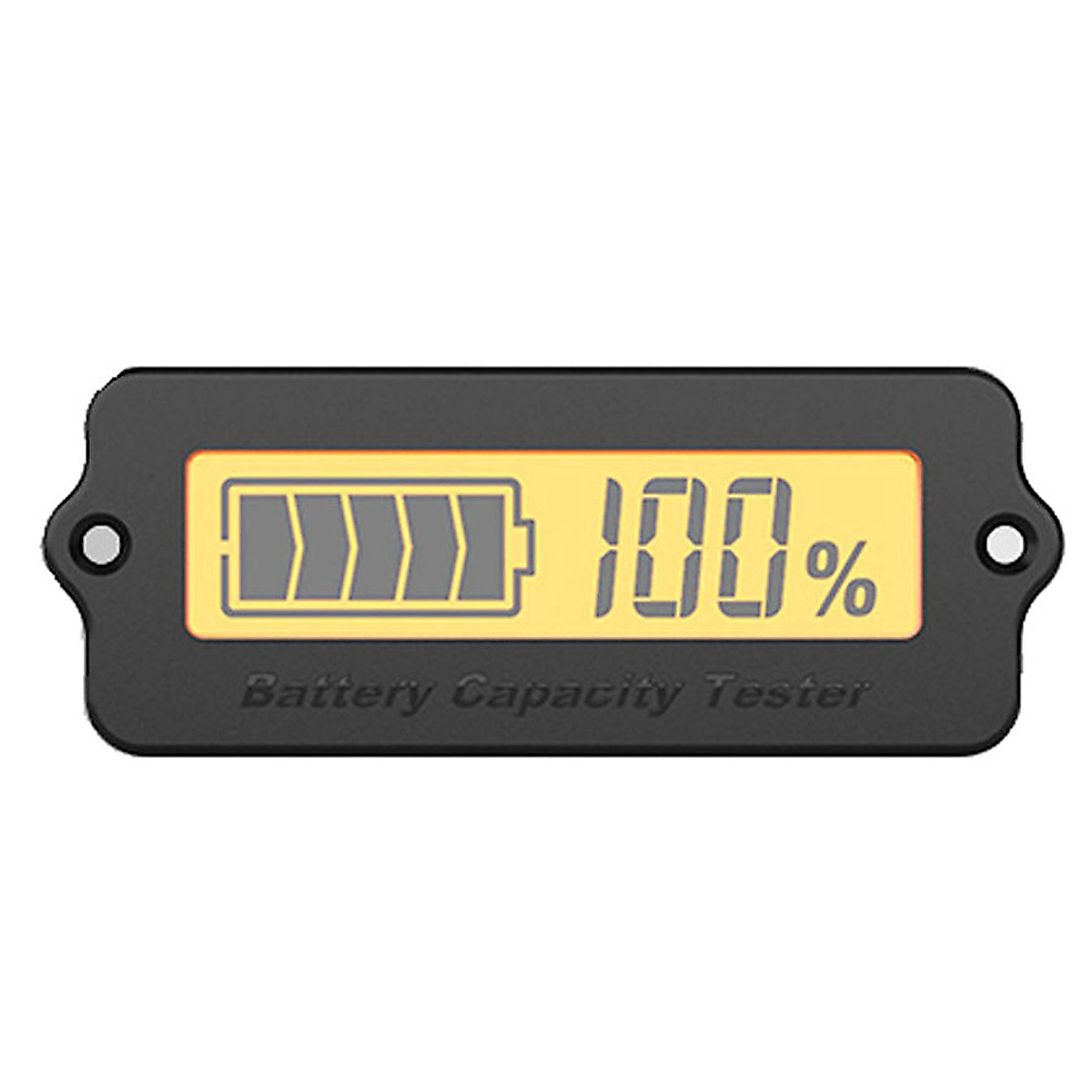 NOYITO DC Battery Meter Tester 8V-63V LCD Digital Battery Capacity Monitor Gauge Blue Green Yellow Suitable for 3-16 Strings Lithium-ion LiFePO4 Battery 12V - 60V Lead-Acid Battery (Yellow)