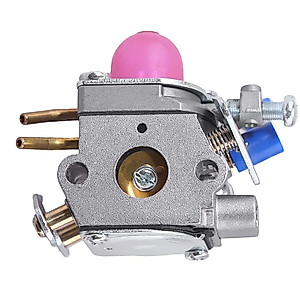 Carburetor W/Air Filter Spark Plug Primer Bulb For Husqvarna Trimmer Weedeater Wacker Edger 28cc 124L 125L 125LDX 128C 128L 128LD 128R 128RJ Poulan Replaces Zama C1Q-W40A C1Q-W38