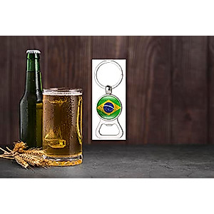 Mexican Flag Beer Bottle Opener KeyChain, Mexico Flag Keychain for Dad Papa Men Husband Birthday Gifts(Mexico)