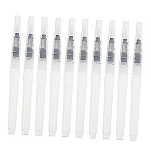 VILLCASE 10pcs Watercolor Brush Ink Pen Set Ipencil Water Soluble Colored Water Color Maker Water Color Brush Pen Sets Water Coloring Brush Pen Water Brush Pen Water Soluble Colored Pencils