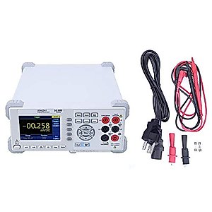 XDM2041 Digital Multimeter AC DC Current Voltage 3.7in Screen True RMS 55000 Counts Two Line Display Desktop Type(US Plug 100 240V)