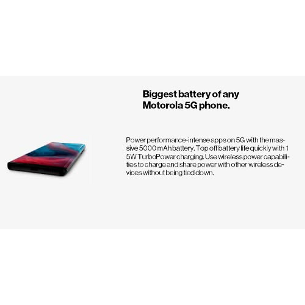 Motorola Edge+ 256GB 5G UW Thunder Gray for Verizon (Renewed)