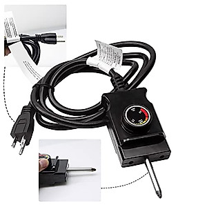 Masterbuilt Smokers Turkey Fryers Thermostat Analog Control with Power Cord Electric Smoker and Grill Heating Element