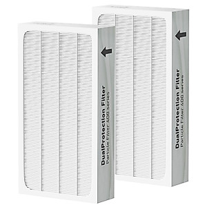 Roninby Classic 400 Series HEPA Particle Filter Replacement Compatible with Blueair 400 Series Air Cleaner Purifier Models 402, 403, 405, 410, 450E, 455EB, 480i, 2 Pack