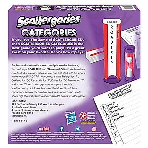 Scattergories Categories by Winning Moves Games USA, Great Twist on the Original Game for 2 to 4 Players, Ages 12+