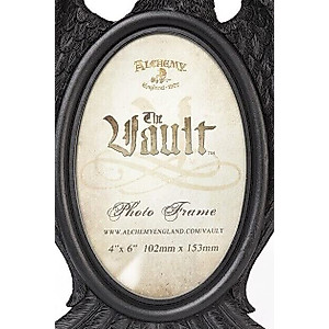 Alchemy England Black Raven Picture Frame Unisex Frame Black/White polyresin
