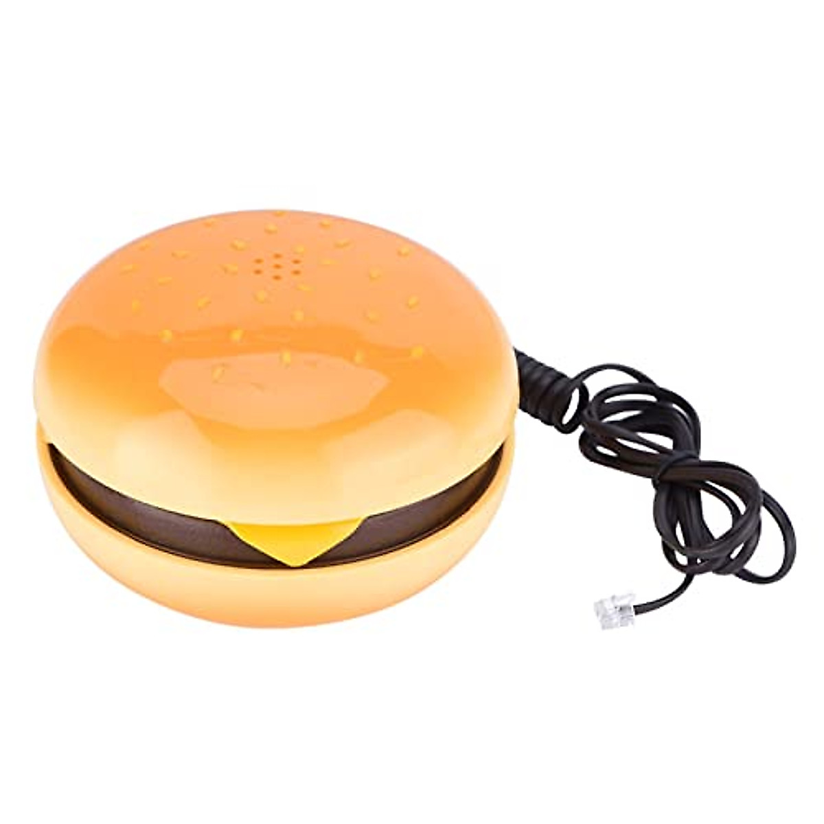 Landline Phone, Hamburger Cheeseburger Burger Phone Telephone Cute Telephones Landline Corded Phone Desktop Phone for Home Hotel Office Decoration Kids Gift