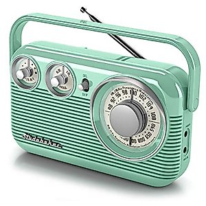 Studebaker SB2003 Retro Portable AM/FM Radio (Teal)