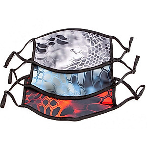 Kryptek Standard Shield LITE FACE MASK-3 Pack, Multi, S/M