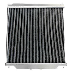 ALLOYWORKS 3 Row All Aluminum Radiator For 2003-2007 Ford F250 F350 Super Duty / 2003-2005 Ford Excursion 6.0L Turbo Diesel Powerstroke Engine