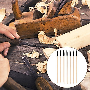 Sanding Sticks 50 Pack Tight Spaces Matchsticks Slanted Sanding Twigs Fine Detailing Sanding Sticks for Plastic Models Wood Hobby