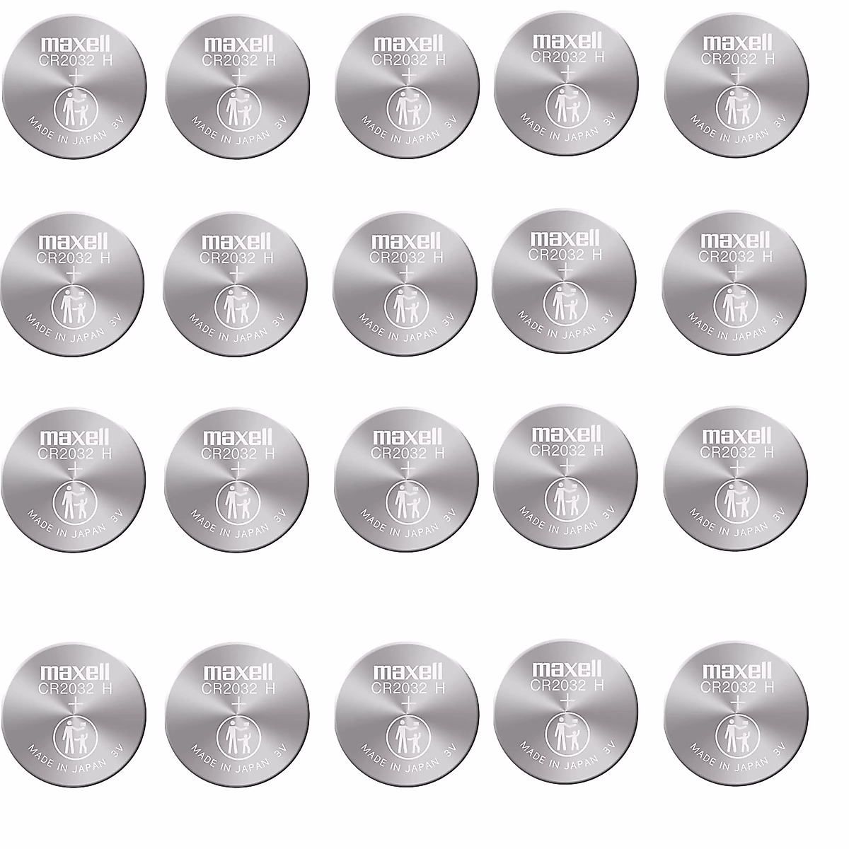 Maxell 20 Pcs CR 2032 3v Batteries