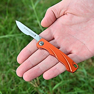 YUANJS Folding Knife,Mini Folding Knife with Blades Replacement Portable Pocket Key Knife for Outdoor Camping