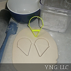 SNOW CONE OUTLINE SHAVED ICE FROZEN DESSERT SUMMER TREAT COOKIE CUTTER MADE IN USA PR3766