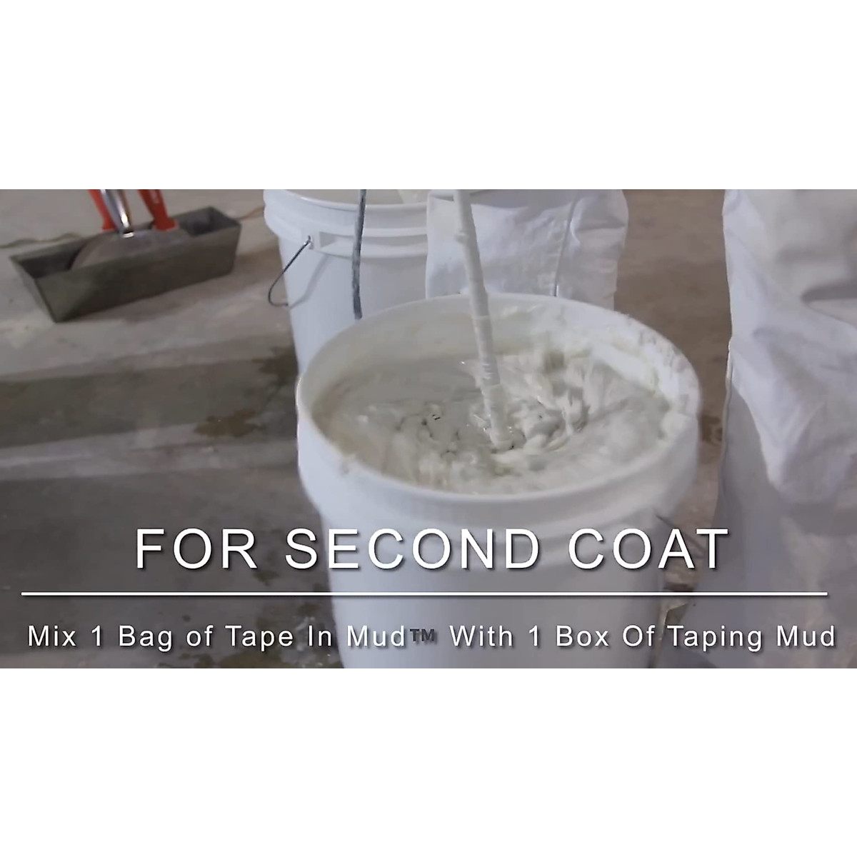 Liagle Tape in Mud™ - Drywall Tape Alternative Tapeless Drywall Finishing- Finish Drywall Joints Without Tape-Save 40% of Labor - Fibre Reinforcement additive 2 Bags/Pack