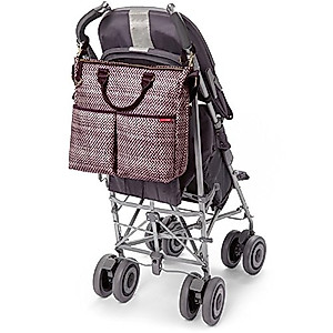 Skip Hop Duo Special Edition Diaper Bag, Plum Sketch (Discontinued by Manufacturer)