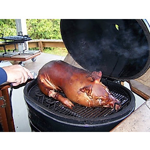 Primo 778 Extra-Large Oval Ceramic Charcoal Smoker Grill