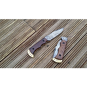 Perkin - Handmade Damascus Pocket Knife - Beautiful Folding Knife