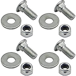 Gpartsden 784-5580 Slide Shoes Replacement for MTD Snow Thrower Cub Cadet Yardman 784-5580-0637 Snow Blower 2 Pack (Skia Black)