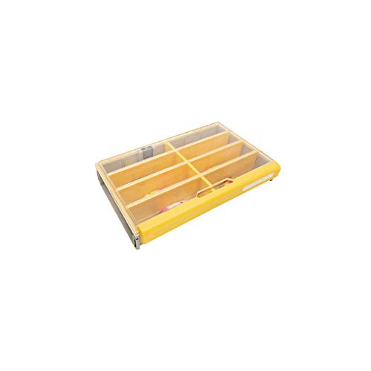 Plano Edge Flex 3700M Tackle Storage | Premium Tackle Organization with Rust Prevention | Includes 38 Flex dividers, Yellow/Gray
