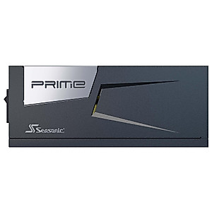 Seasonic Prime TX-1300, 1300W 80+ Titanium, Full Modular, Fan Control in Fanless, Silent, and Cooling Mode, 12 Year Warranty, Perfect Power Supply for Gaming and High-Performance Systems, SSR-1300TR.