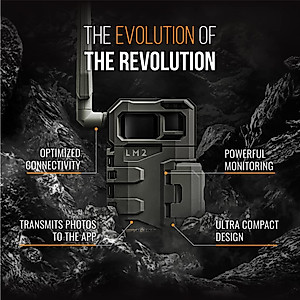 SPYPOINT LM2 Twin Pack Cellular Trail Camera - 20MP Photos, Infrared Game Night Vision Photos, 90' Flash Trail Camera & Detection Range + SD Cards (LM2-VZN)