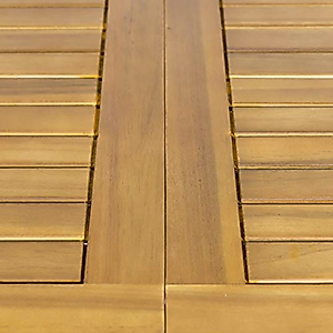 Christopher Knight Home Gwendolyn Outdoor Rustic Acacia Wood Dining Table, Teak