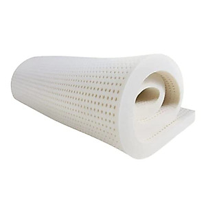 Latex for Less 3" Soft Matress Topper | Luxurious Comfort and Support | Organic Certified Latex| Deep Rejuvenating Sleep | Made in The USA | Support for Shoulders, Hips, Back and Knees| Queen