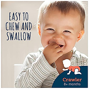 Gerber Lil Crunchies Baked Grain Snack, Mild Cheddar, Baked with Whole Grains & Non GMO Ingredients, For Crawlers 8 Months & Up, 1.48-Ounce Canister (Pack of 2)