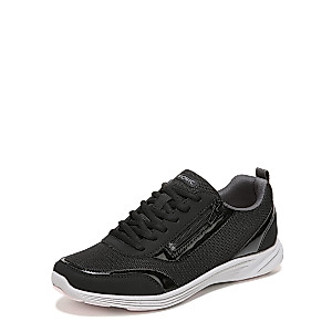 Vionic Women's Agile Cassis Walking Sneaker- Supportive Active Sneaker That Includes an Orthotic Insole and Cushioned Outsole for Arch Support, Black 8 Wide