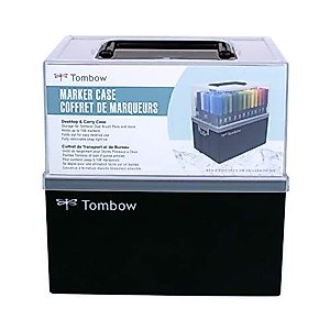 Tombow 56178 Marker Case. Easily Stores and Organizes 108 of Your Favorite Tombow Products