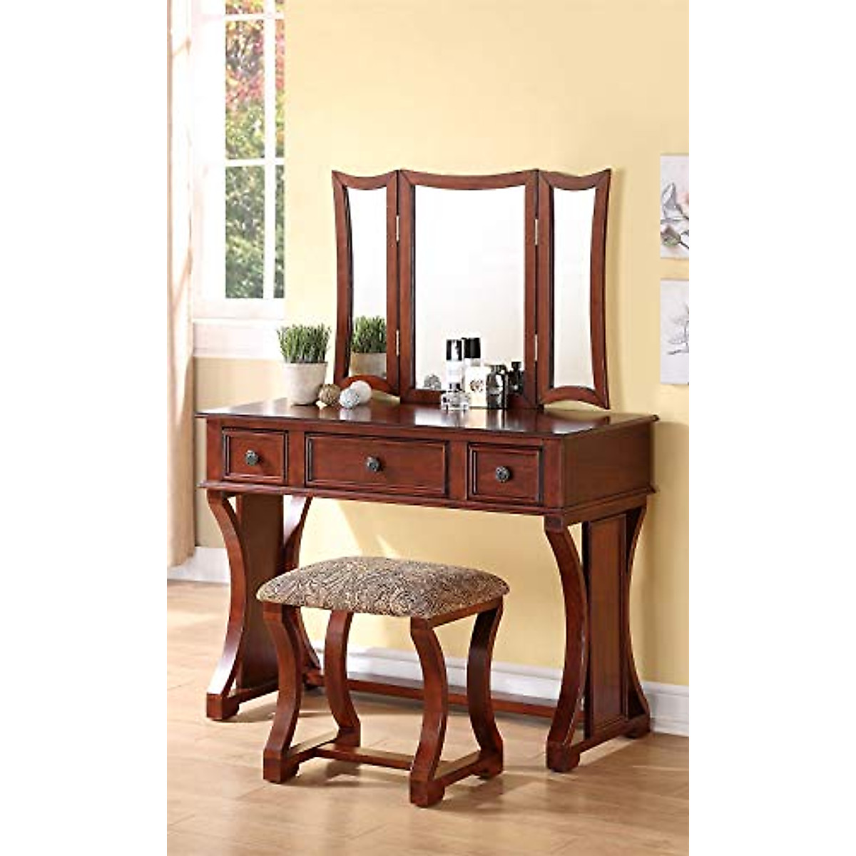 Poundex PDEX-F4118 Vanities, Brown