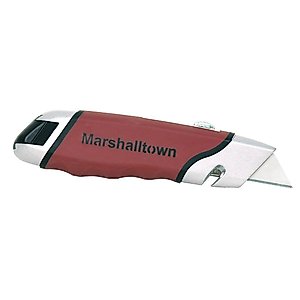 MARSHALLTOWN The Premier Line 9058 DuraSoft Utility Knife with Slide Storage