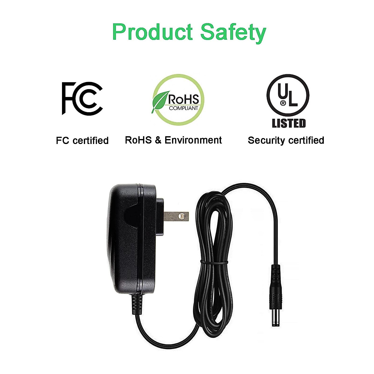 MyVolts 9V Power Supply Adaptor Compatible with/Replacement for Eventide Space Effects Processor - US Plug