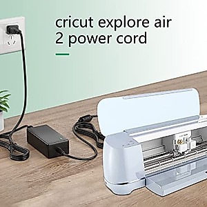 18V Power Cord Replacement for Cricut Explore Air 2, Cricut Maker, Personal Expression Create, Mini, Cake, Original Cutting Machine, Provo Craft Explore One KSAH1800250T1M2 AC Adapter Charger