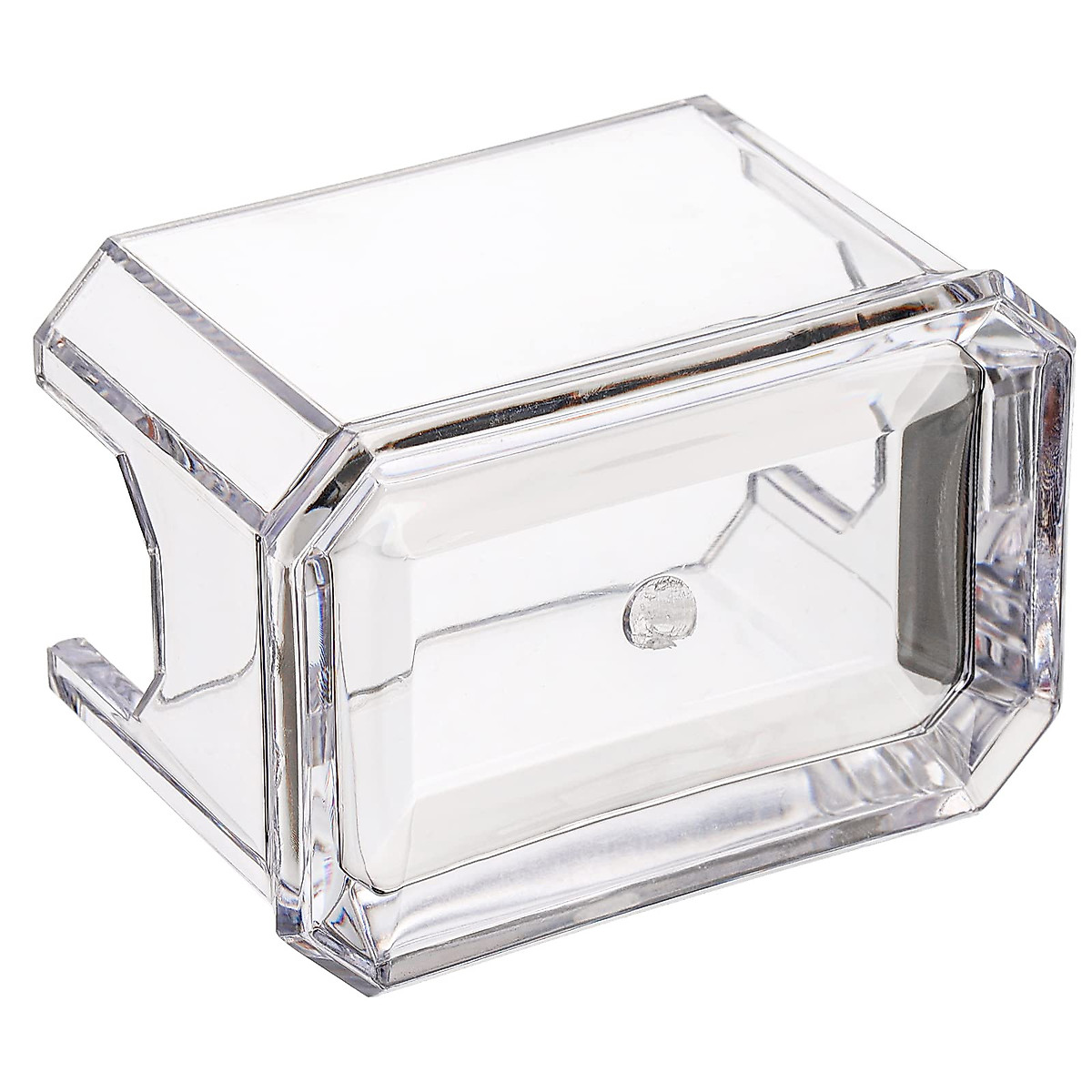 Dicunoy Set of 8 Sugar Packet Holder, Acrylic Clear Sugar Caddy for Coffee Bar, Classic Sugar Bag Sweetener Packets Storage Container for Tea Bag Organizer, Table, Restaurant, Hotel