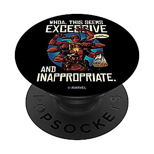 Marvel Deadpool Whoa This Seems Excessive And Inappropriate PopSockets Grip and Stand for Phones and Tablets