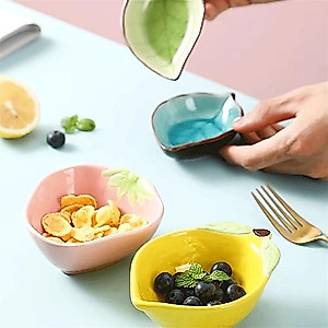 Appetizer Plates Snack Bowls Cute Ceramic Soy Sauce Plate Mini Seasoning Plate Tomato Sauce Plate Tomato Sauce Soy Sauce Appetizer Dipping Sauce Small Bowl Salad Plates Dinner Plates ( Color : A )