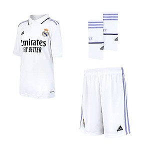 adidas Kids Unisex Soccer Real Madrid 22/23 Home Mini Kit (as1, alpha, xx_s, regular, 2XS)