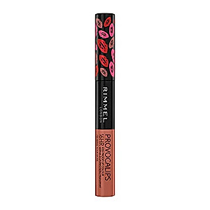 Rimmel London Provocalips 16hr Kiss-Proof Lip Color - Two-Step Liquid Lipstick to Lock in Color and Shine - 730 Make Your Move, .14 fl.oz.