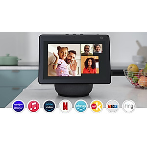 Ring Outdoor Smart Plug with All-new Echo Show 10 (3rd Gen) - Charcoal