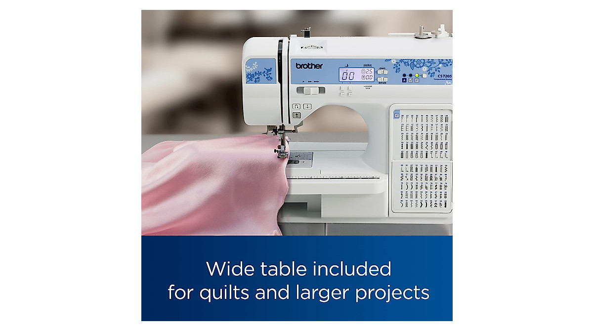 Brother CS7205 Sewing Machine - 150 Built-In Stitch Options