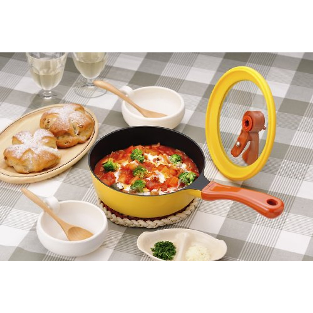 Wahei Freiz RHF-210 Frying Pan, Remi Hirano Picoremi Pan, Brown