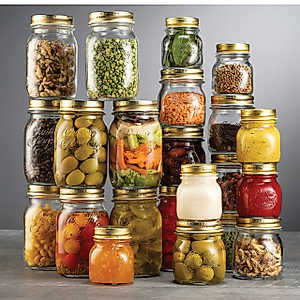 Bormioli Rocco naaa Rocco Quattro Stagioni Small Glass Mason 5 Ounce Mini Jars (12-Pack), 12 Pack