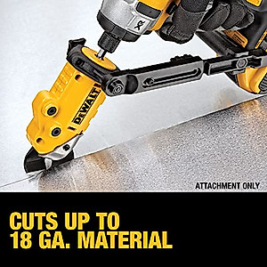 DEWALT Metal Shears Attachment, Impact Ready (DWASHRIR)