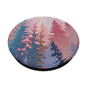 Trees Floral Pattern Phone Popper PopSockets Standard PopGrip