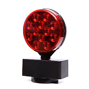 CZC AUTO 12V LED Magnetic Towing Light Kit for Boat Trailer RV Truck - Magnetic Strength 55 Pounds